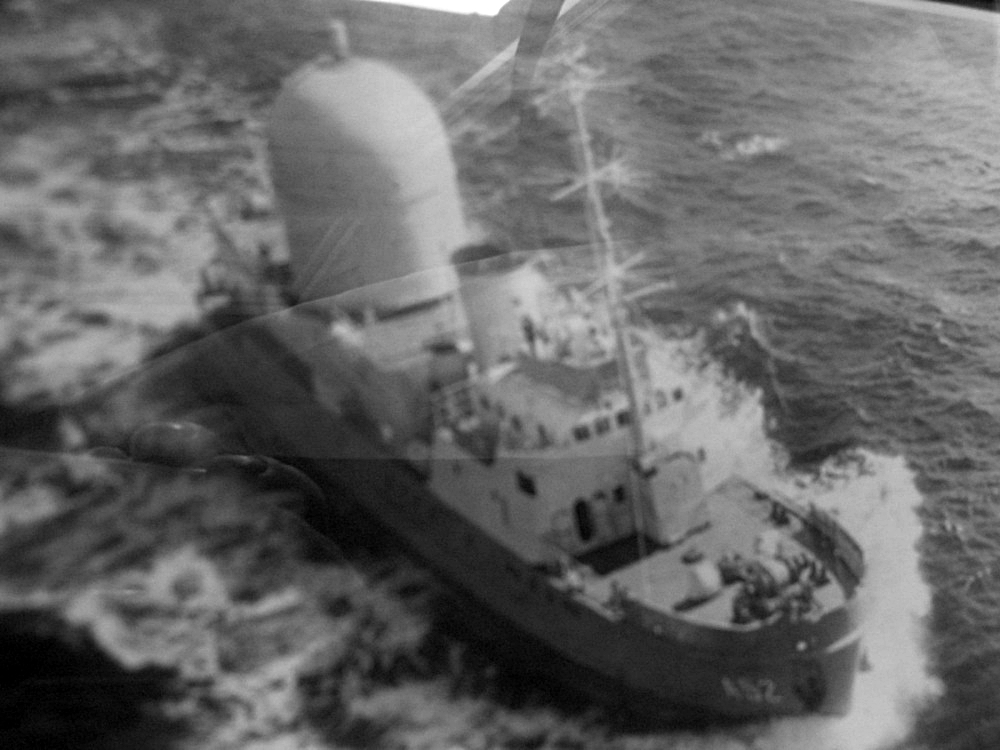 FLOTTENDIENSTBOOT - A-52 - "OSTE" - ALT - Fernmeldeaufklärung der ...