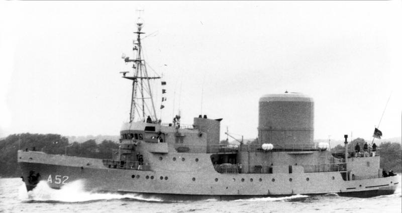 FLOTTENDIENSTBOOT - A-52 - "OSTE" - ALT - Fernmeldeaufklärung der ...